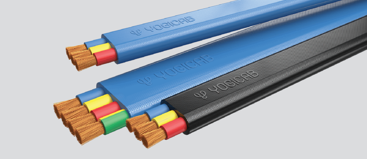 Rubber 3 & 4 Core Flat Cable- AWG EPDM - YOGICAB CABLES PVT. LTD.